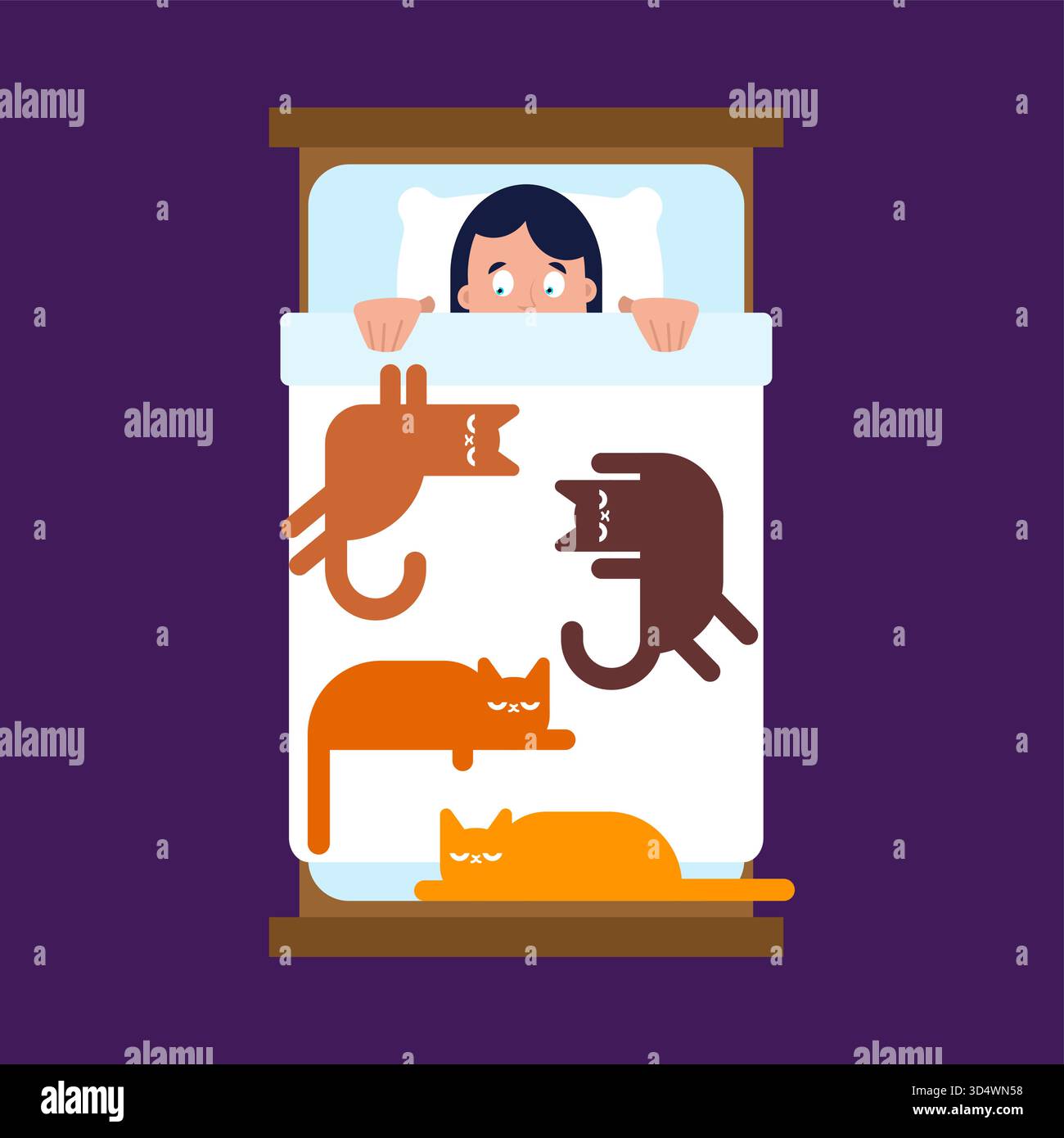 Calm family atmosphere Stock Vector Images - Alamy