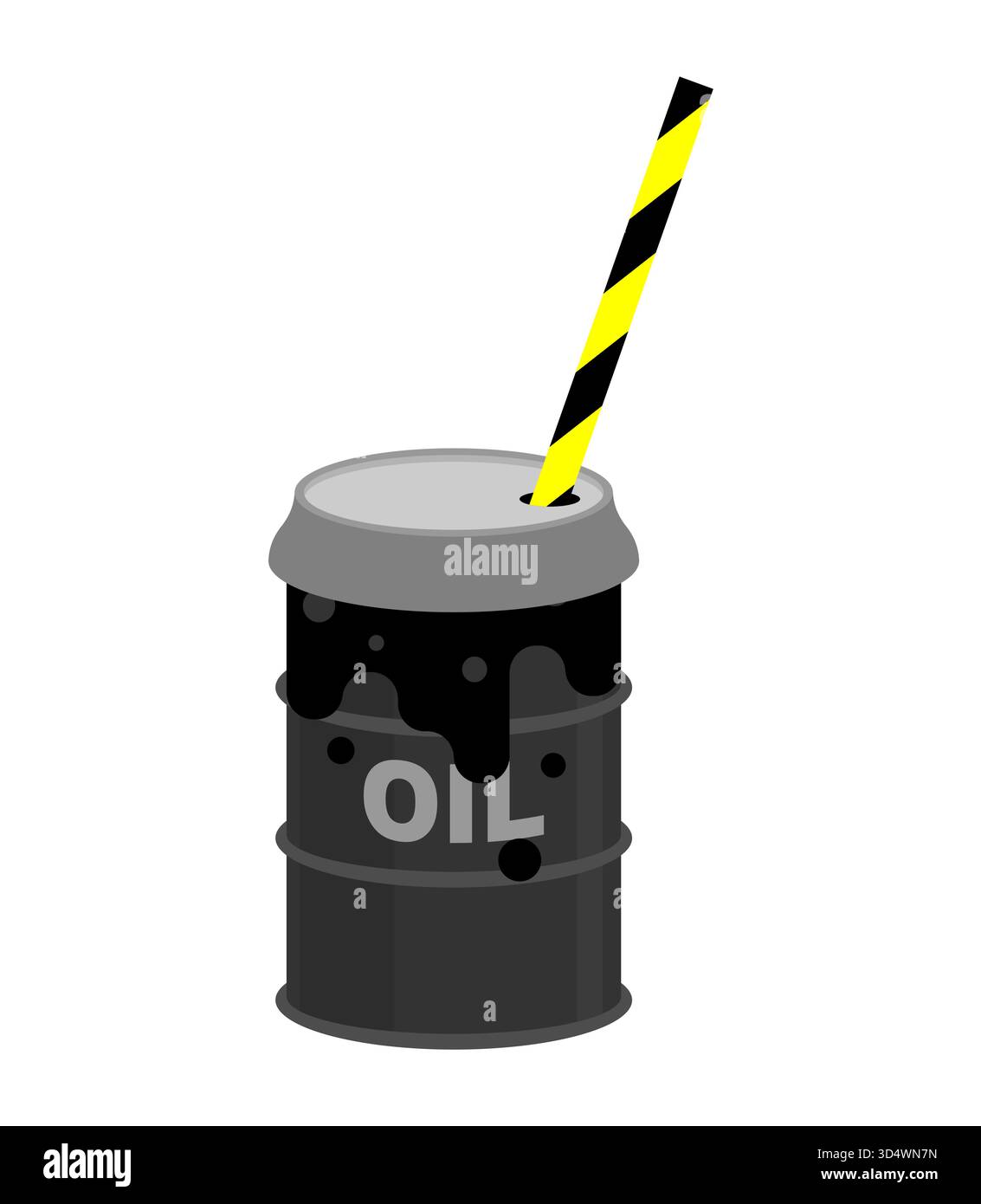 Drinking energy drink can Stock Vector Images - Alamy