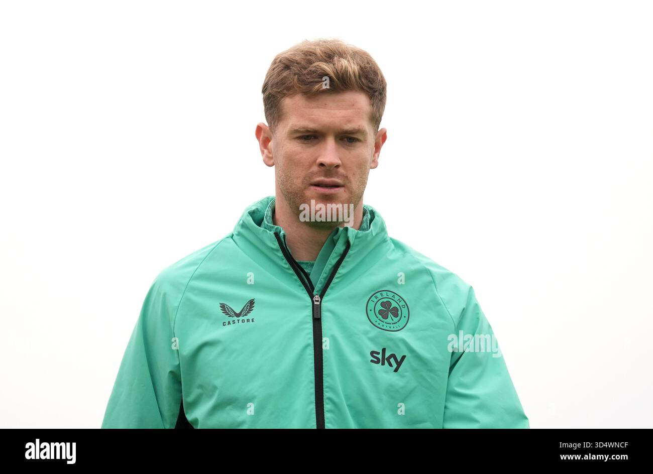 Republic of Ireland's Nathan Collins before a training session at FAI ...