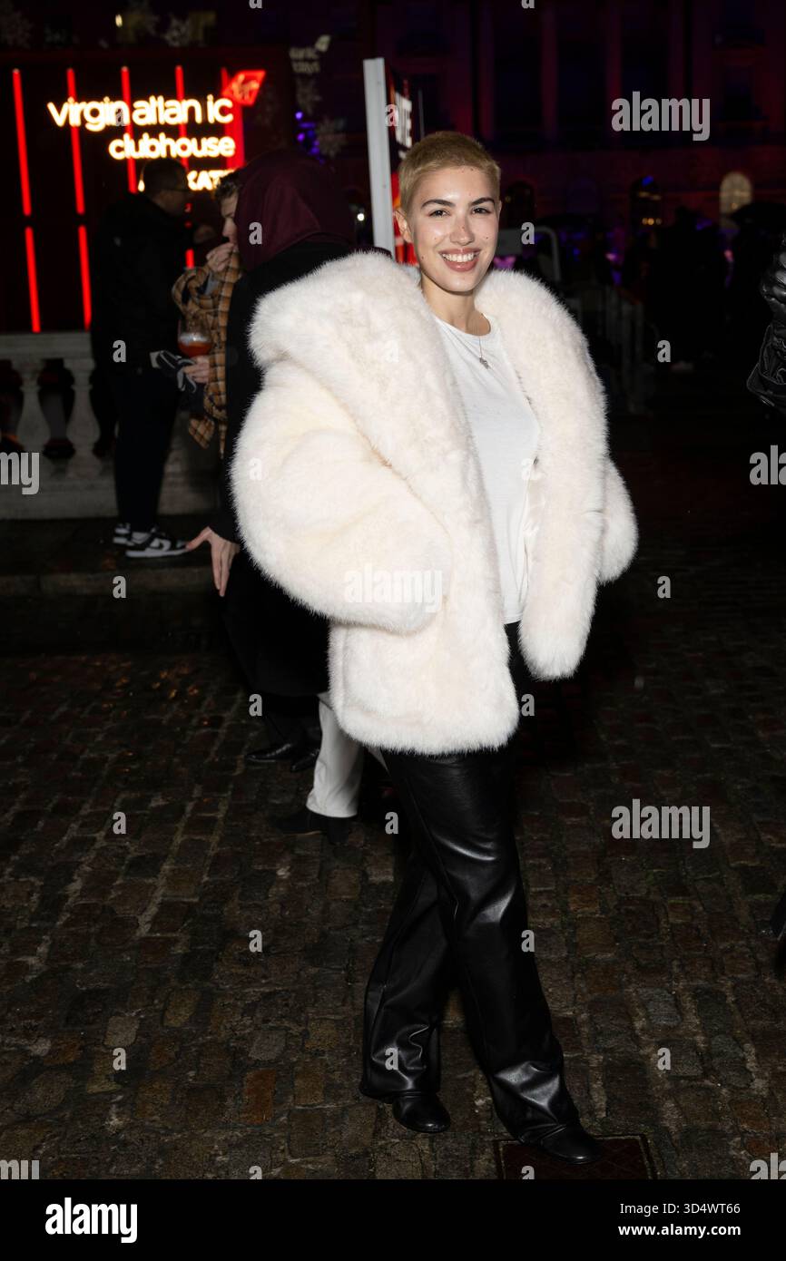 Singer Heir attending skate 2025 at Somerset House London Stock Photo ...