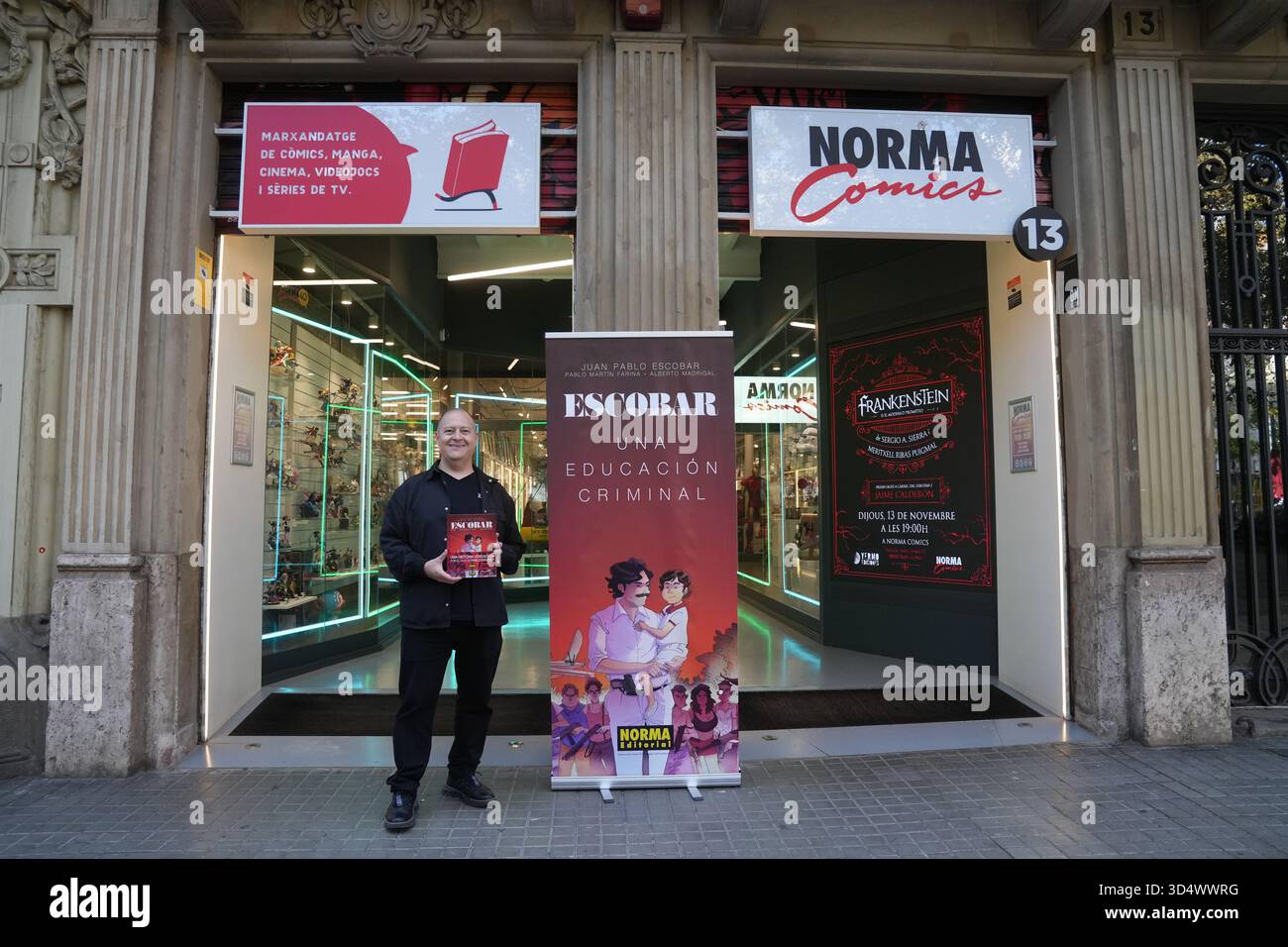 Pablo Escobar's son, Juan Pablo Escobar, during the presentation of the ...