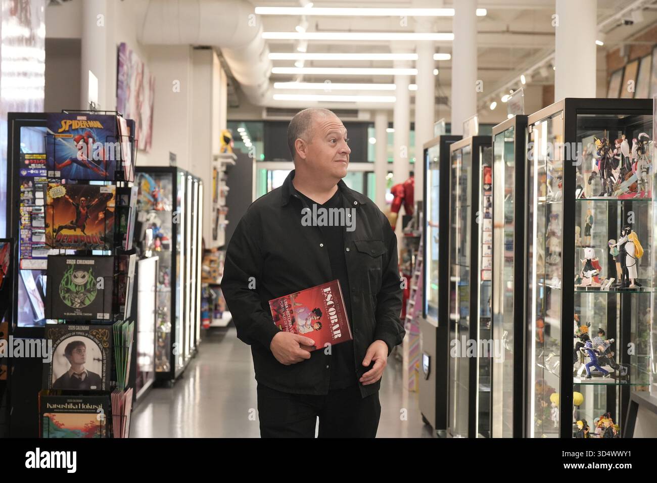 Pablo Escobar's son, Juan Pablo Escobar, during the presentation of the ...