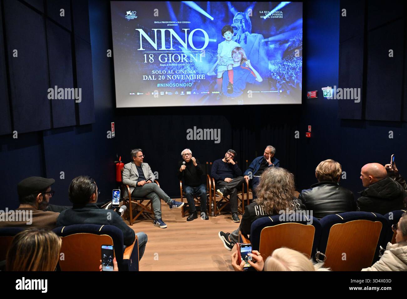Naples. Press conference for the film "Nino. 18 Days." Pictured: Nino D ...