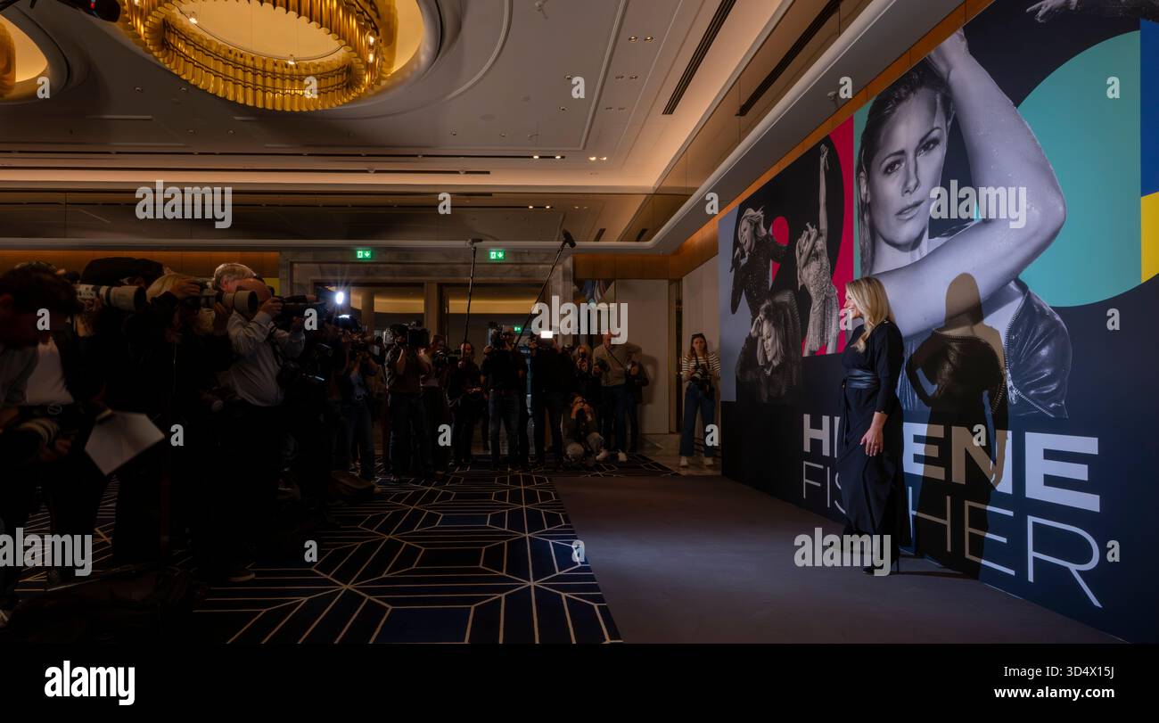 12 November 2025, Bavaria, Munich: Helene Fischer takes part in a photo ...