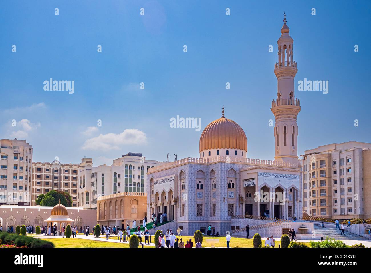 Muscat, Oman - Jan 19, 2024: Masjid Al Zawawi mosque. It was built by ...