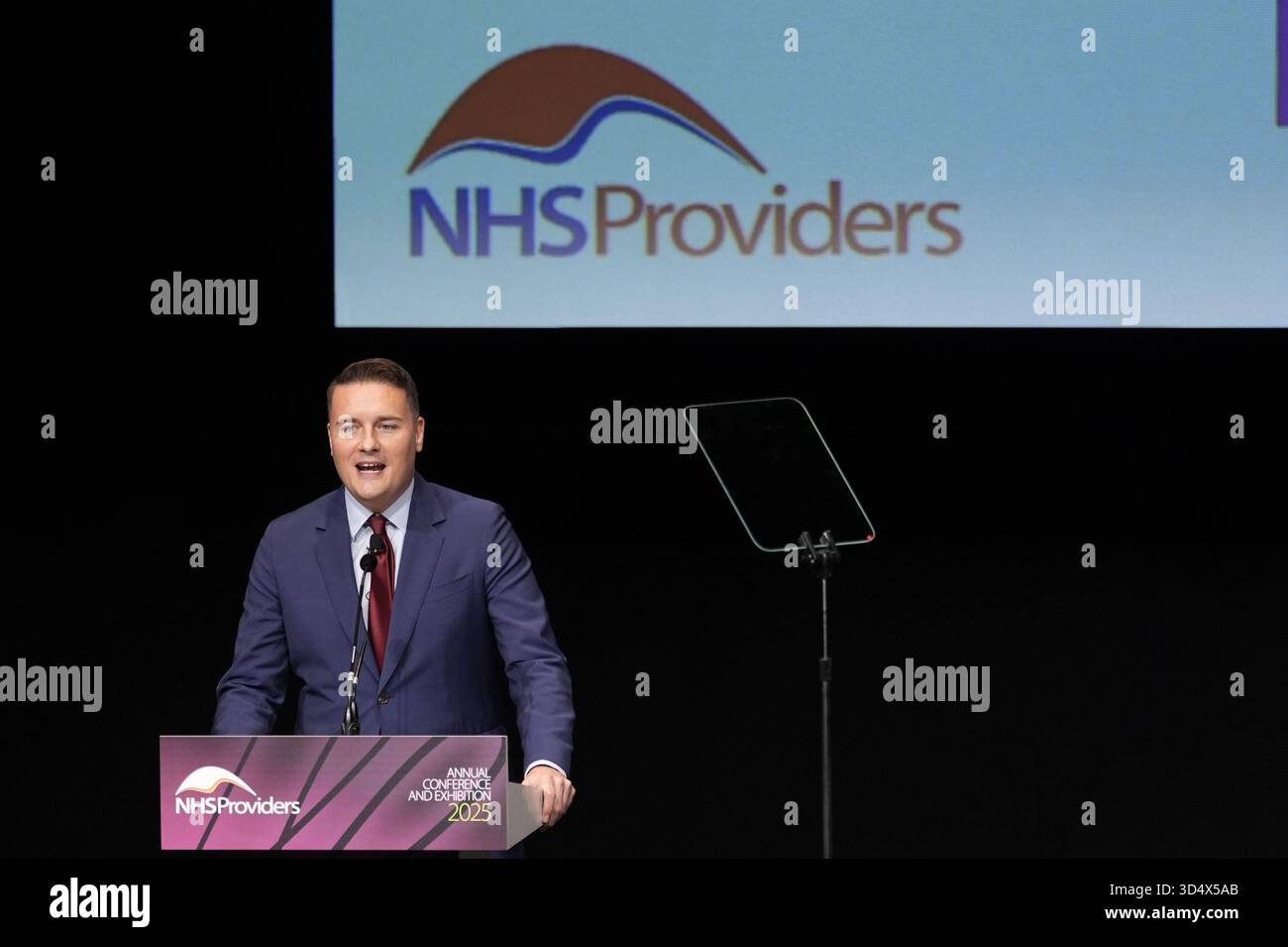 Health Secretary Wes Streeting speaking at the NHS Providers' annual ...