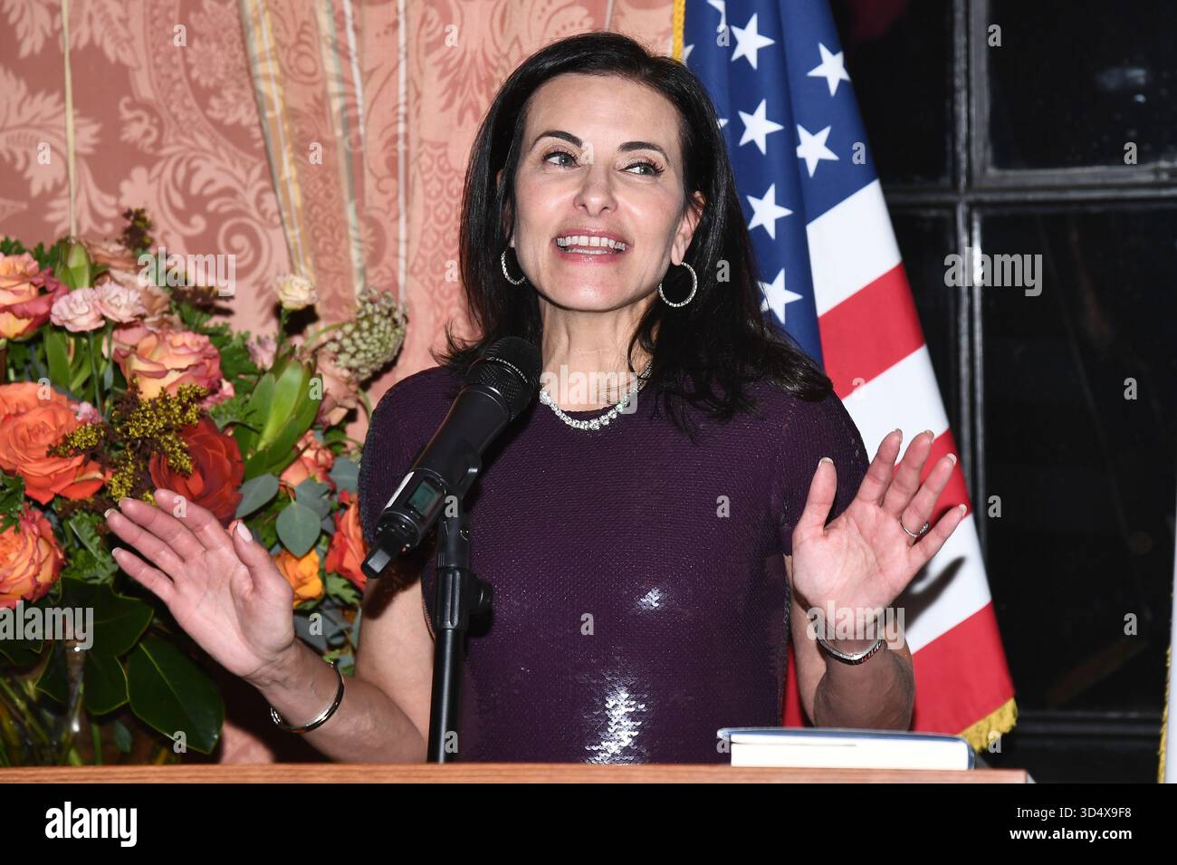 Dina Powell McCormick speaks at the American Friends of Blerancourt ...