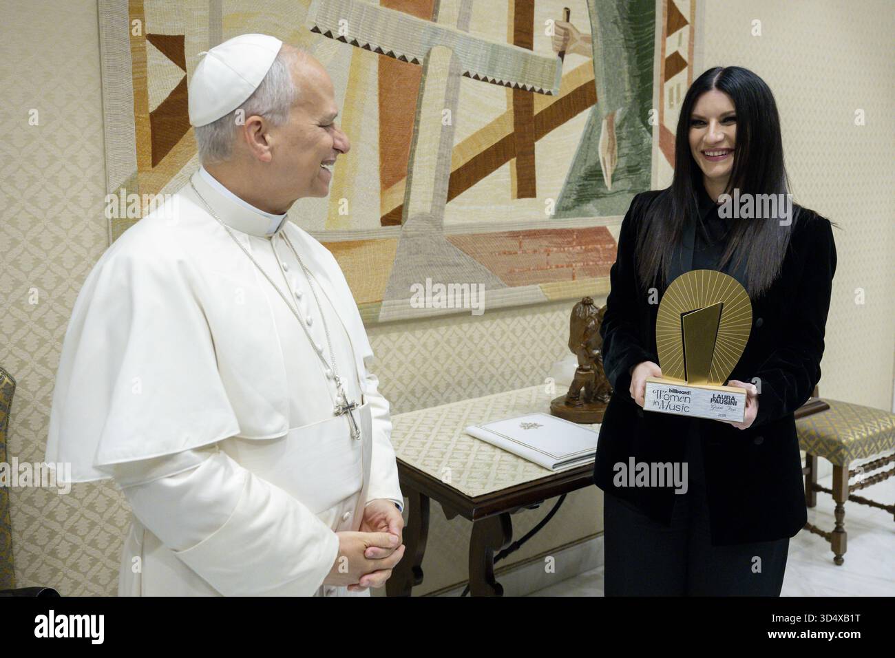 Italy, Rome, Vatican 2025/11/12 Pope Leon XIV receives in private ...