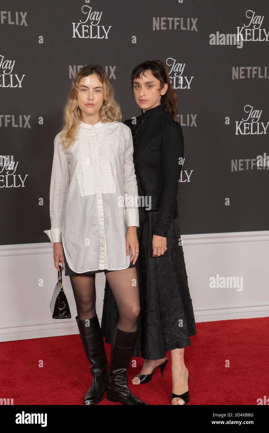 Los Angeles, CA, USA, 11th Nov. 2025 (L) Christie Anne Claude and guest ...