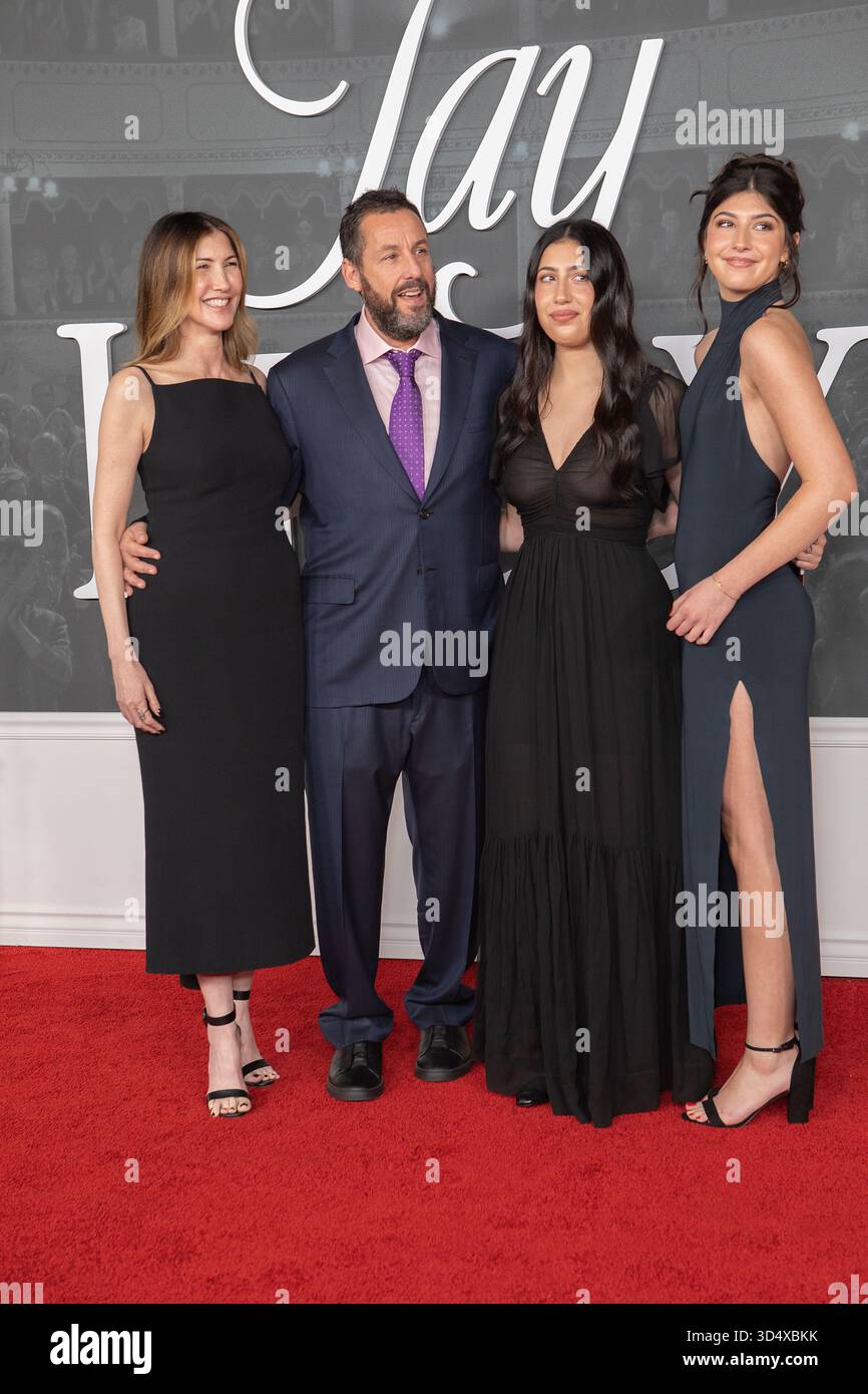 Los Angeles, CA, USA, 11th Nov. 2025 (L-R) Jackie Sandler, Adam Sandler ...
