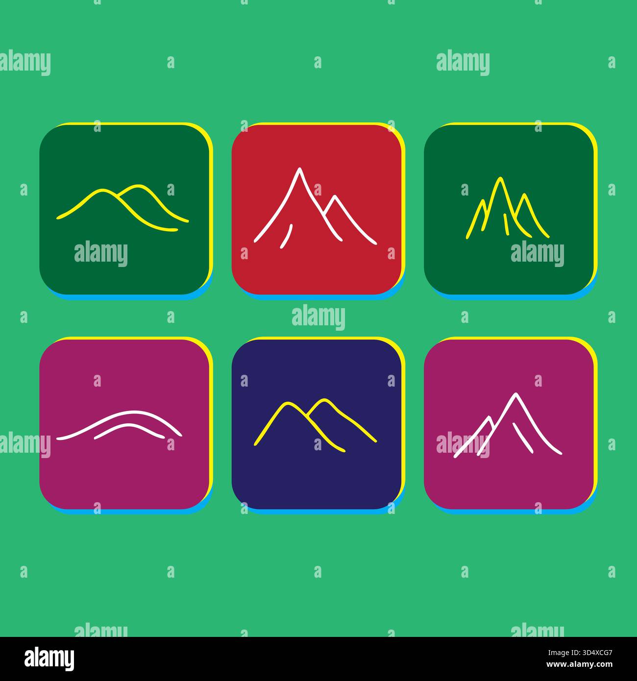 Mountain pack Stock Vector Images - Alamy