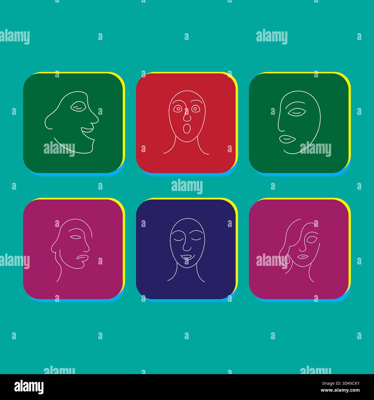 Conceptual digital art representation Stock Vector Images - Alamy