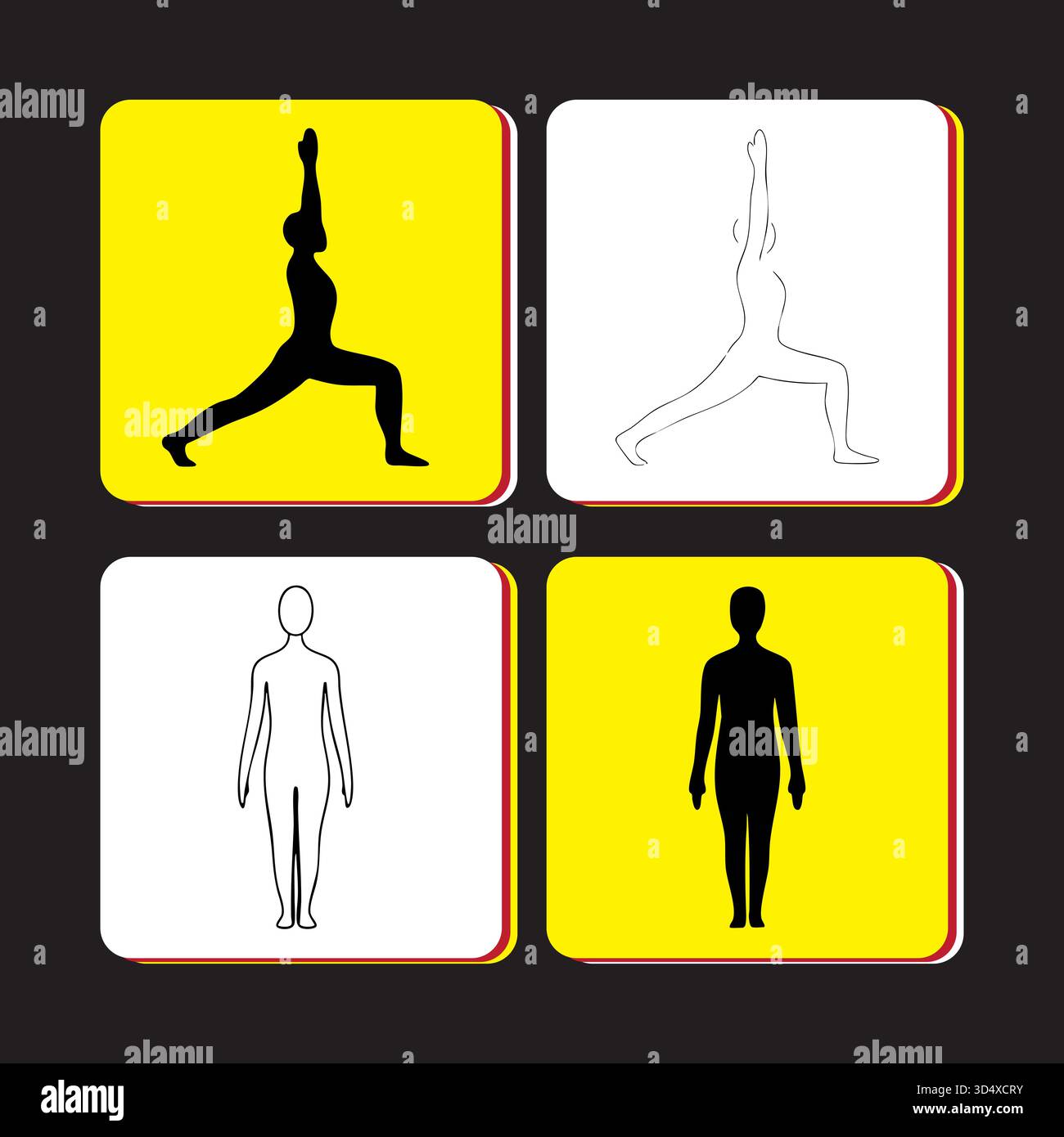 Human anatomy simplified Stock Vector Images - Alamy