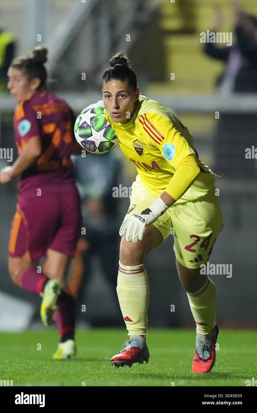 AS Roma's goalkeeper Rachele Baldi during the Uefa WomenÕs Champions ...