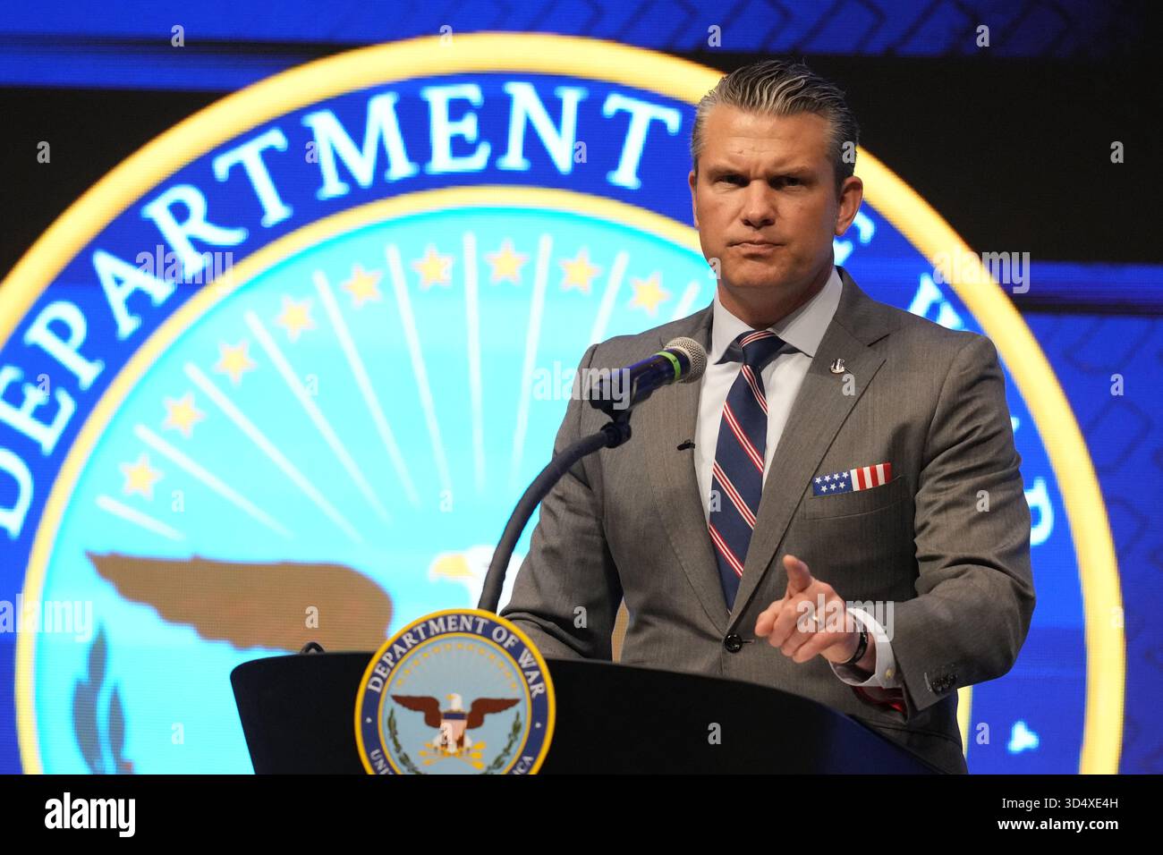 Defense Secretary Pete Hegseth speaks during the 4th annual Northeast ...