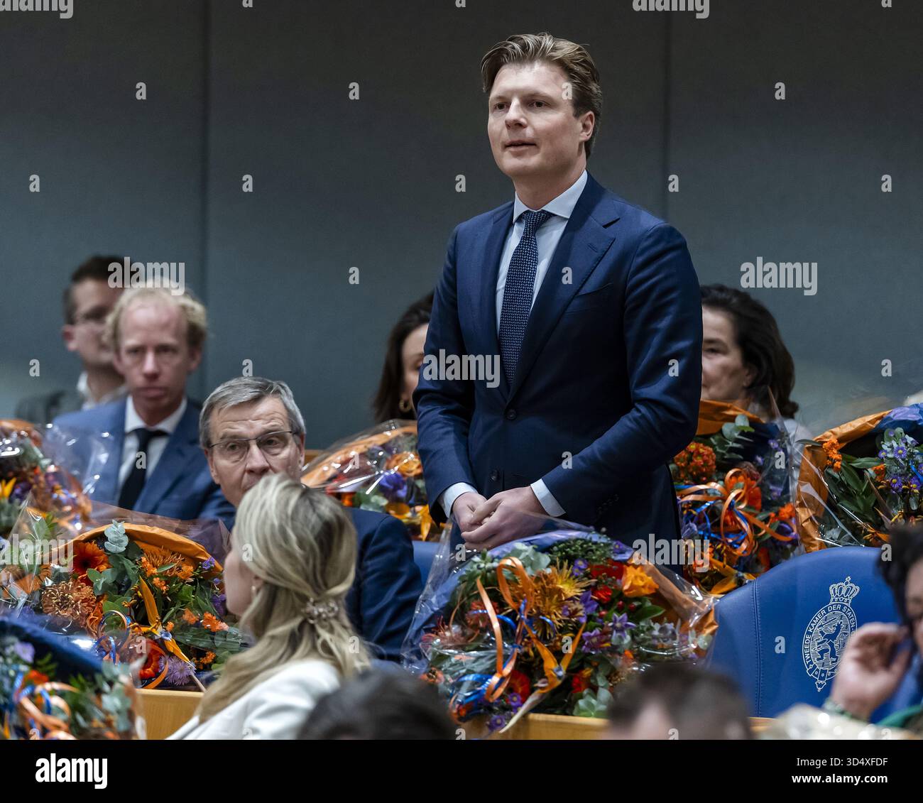 THE HAGUE - Ruben Brekelmans (VVD) during the swearing-in ceremony as a ...