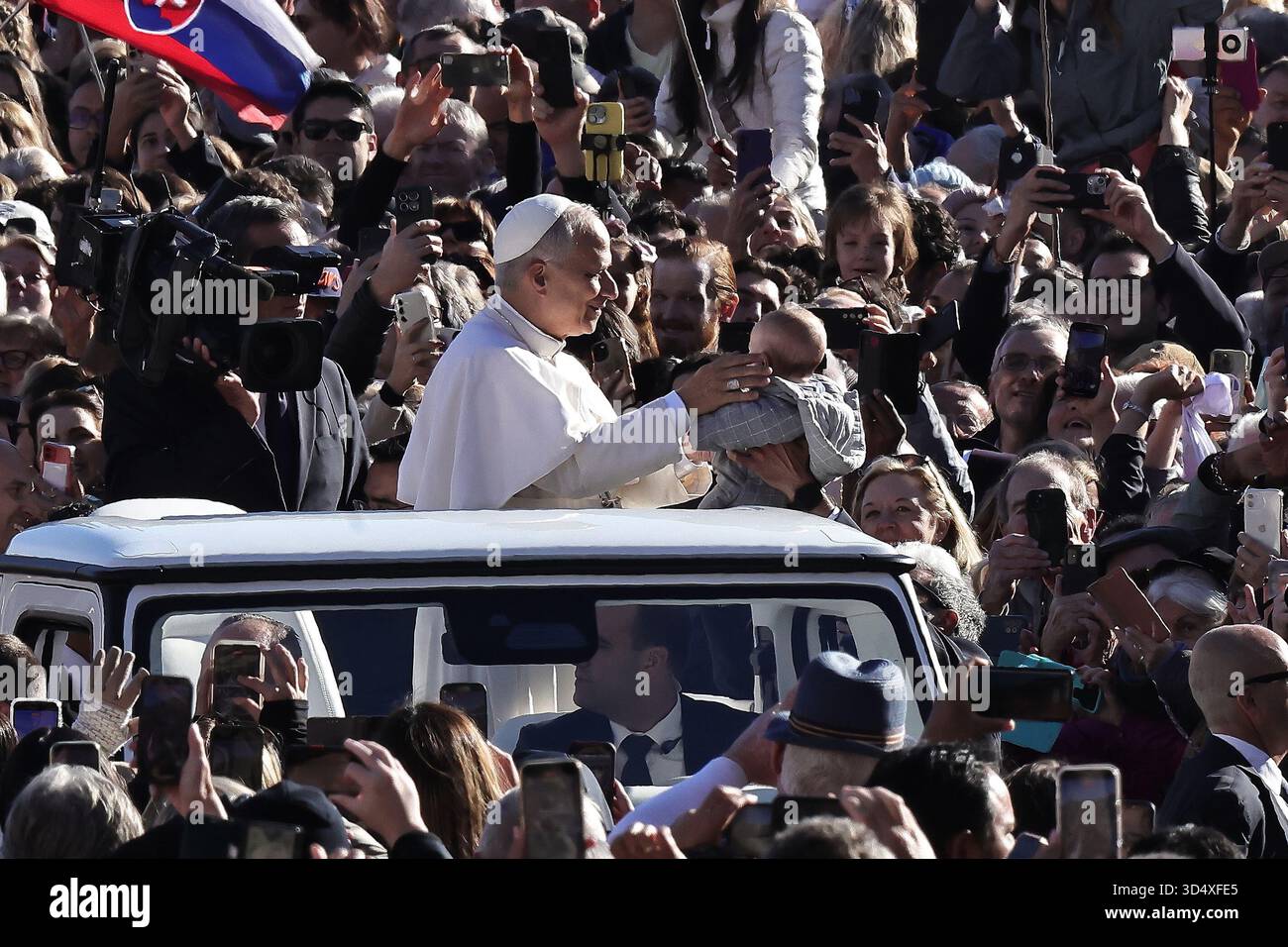 November 12 2025. Vatican City - POPE LEO XIV during the Wednesday ...