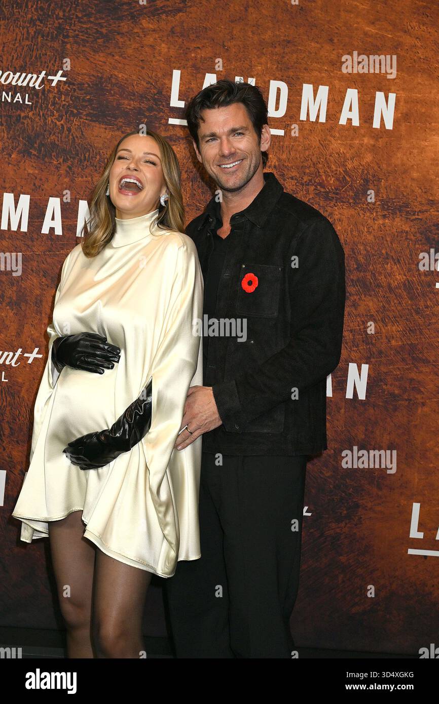 Kayla Wallace and husband Kevin McGarry attend the New York Premiere ...