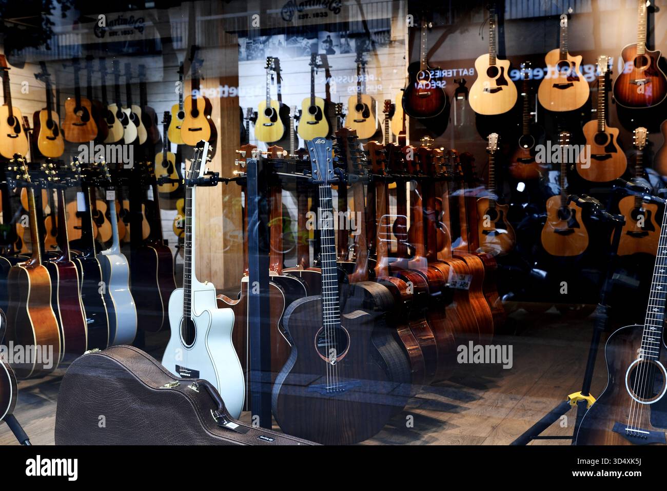 Music Instruments store in Pigalle - Paris - France Stock Photo - Alamy