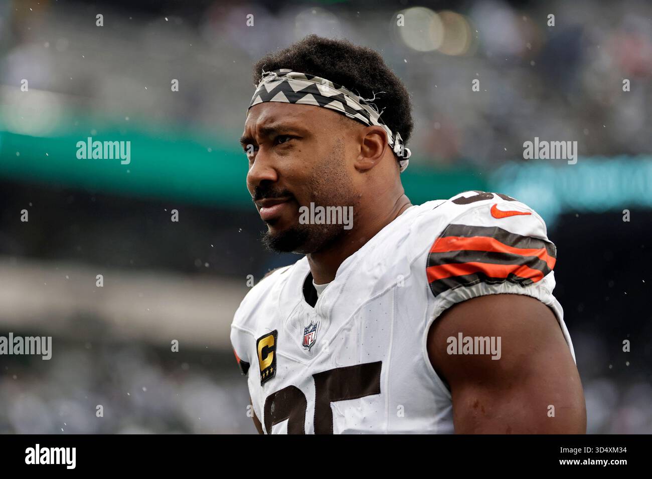 Cleveland Browns defensive end Myles Garrett (95) during an NFL ...
