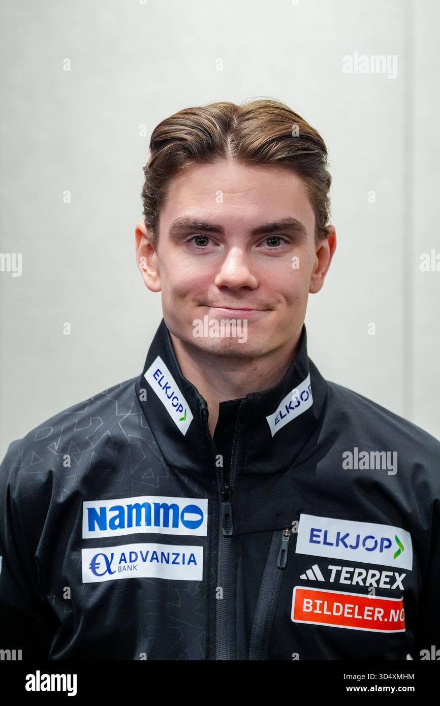 Oslo 20251112. Ski jumper Marius Lindvik during the national ski ...