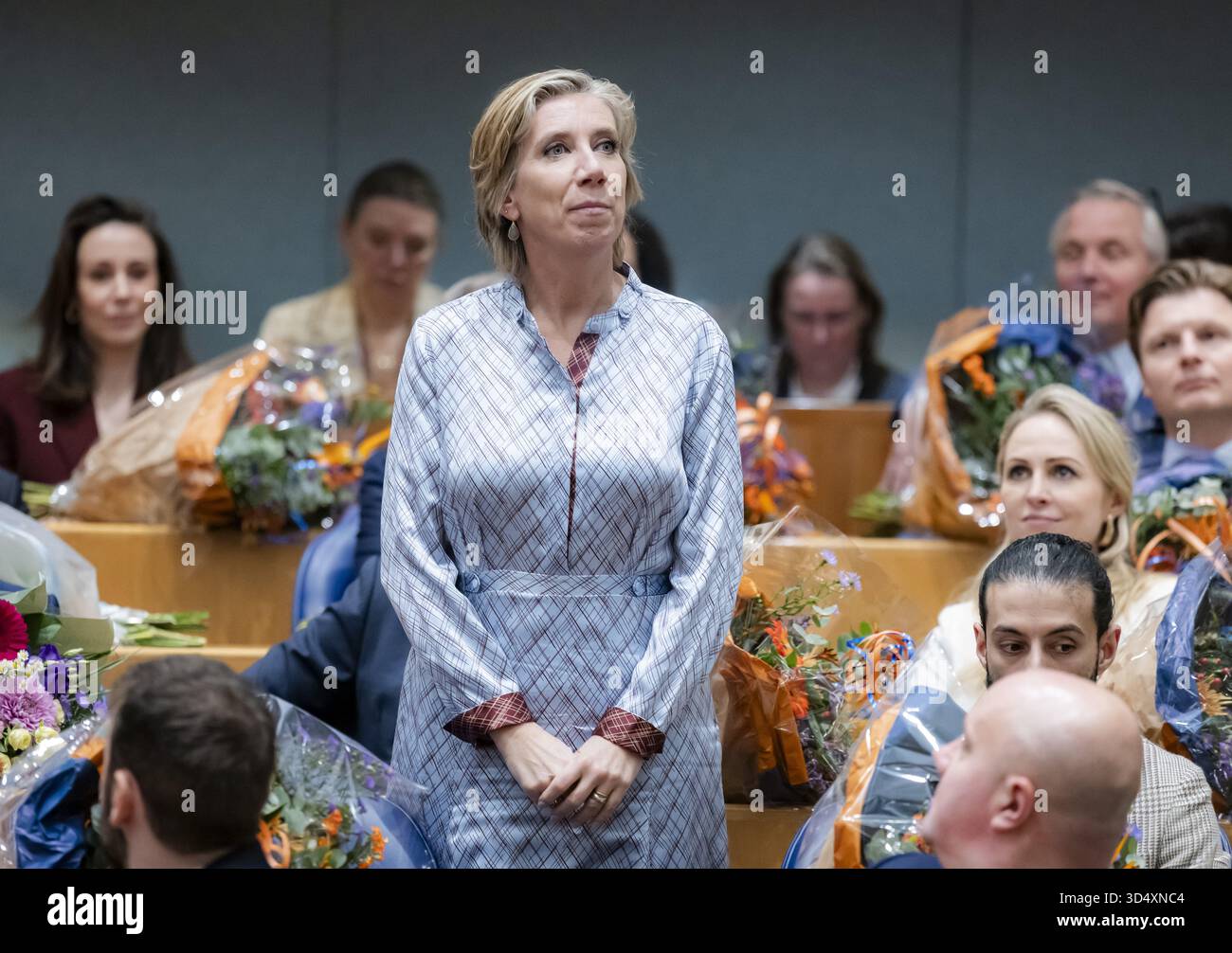 THE HAGUE - Ingrid Michon-Derkzen (VVD) during the swearing-in ceremony ...