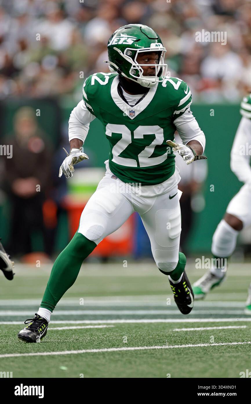 New York Jets safety Tony Adams (22) defends during an NFL football ...