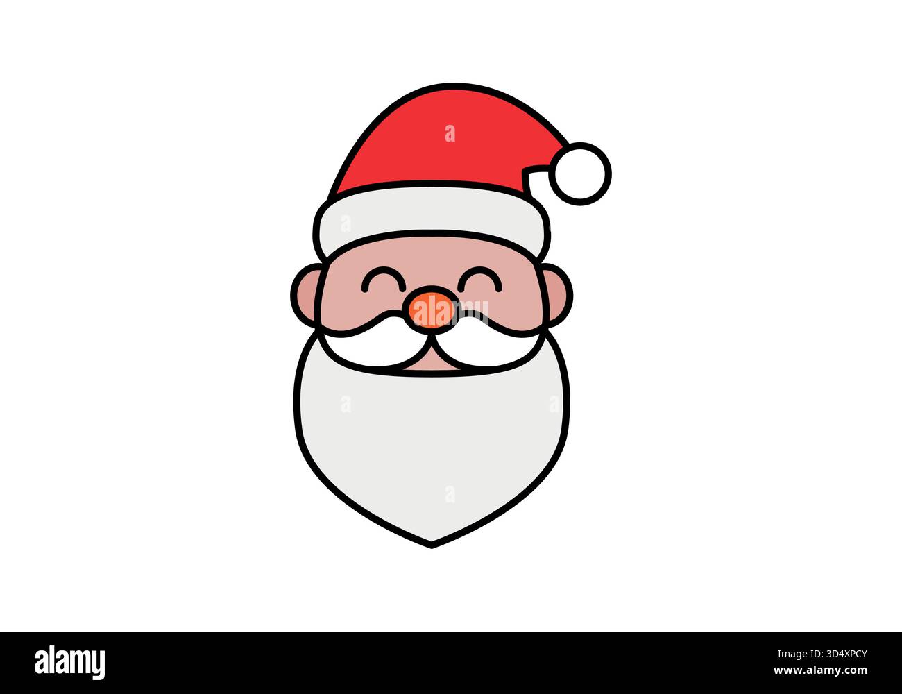 Festive christmas background face Stock Vector Images - Alamy