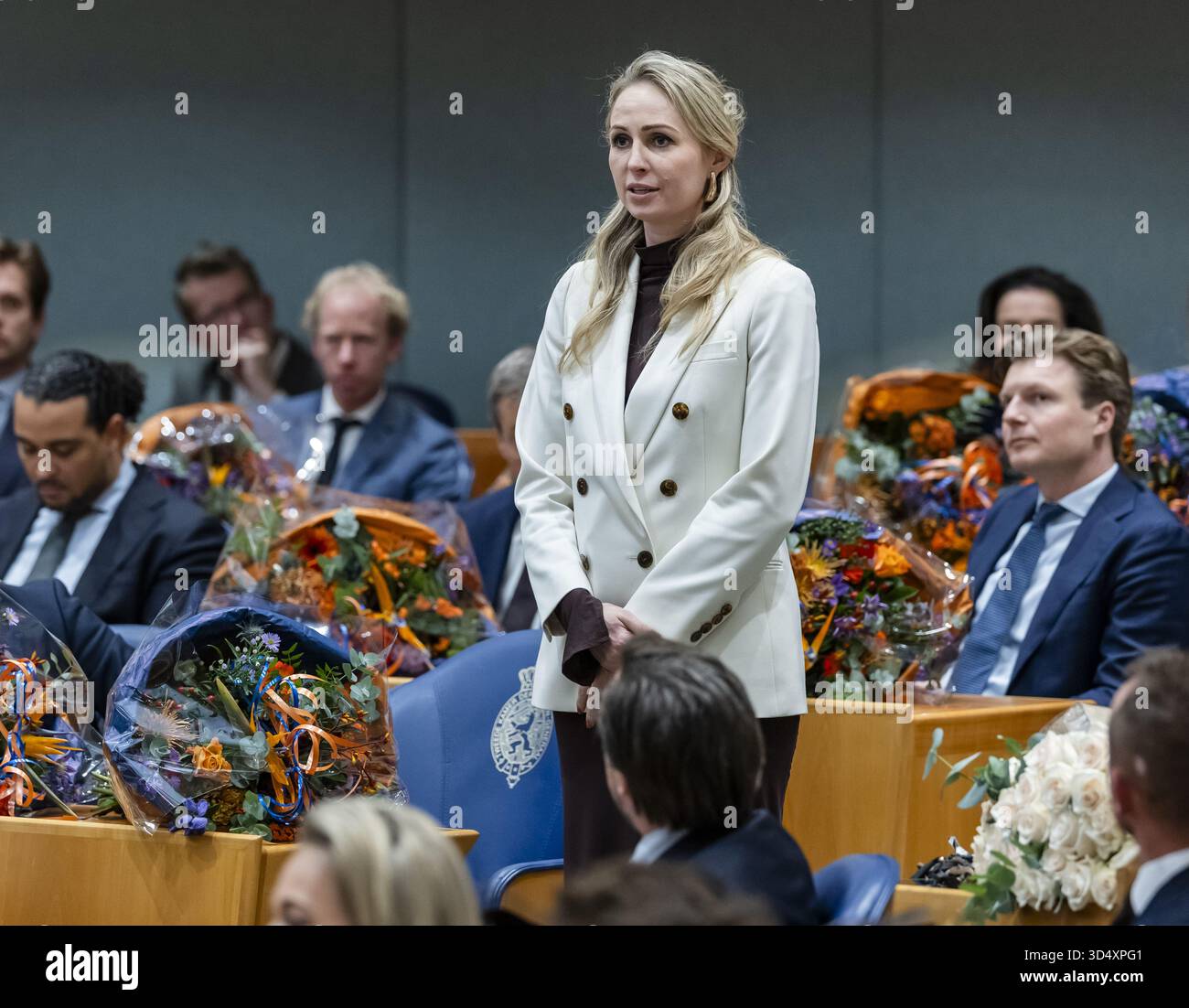 THE HAGUE - Queeny Rajkowski (VVD) during the swearing-in ceremony as a ...