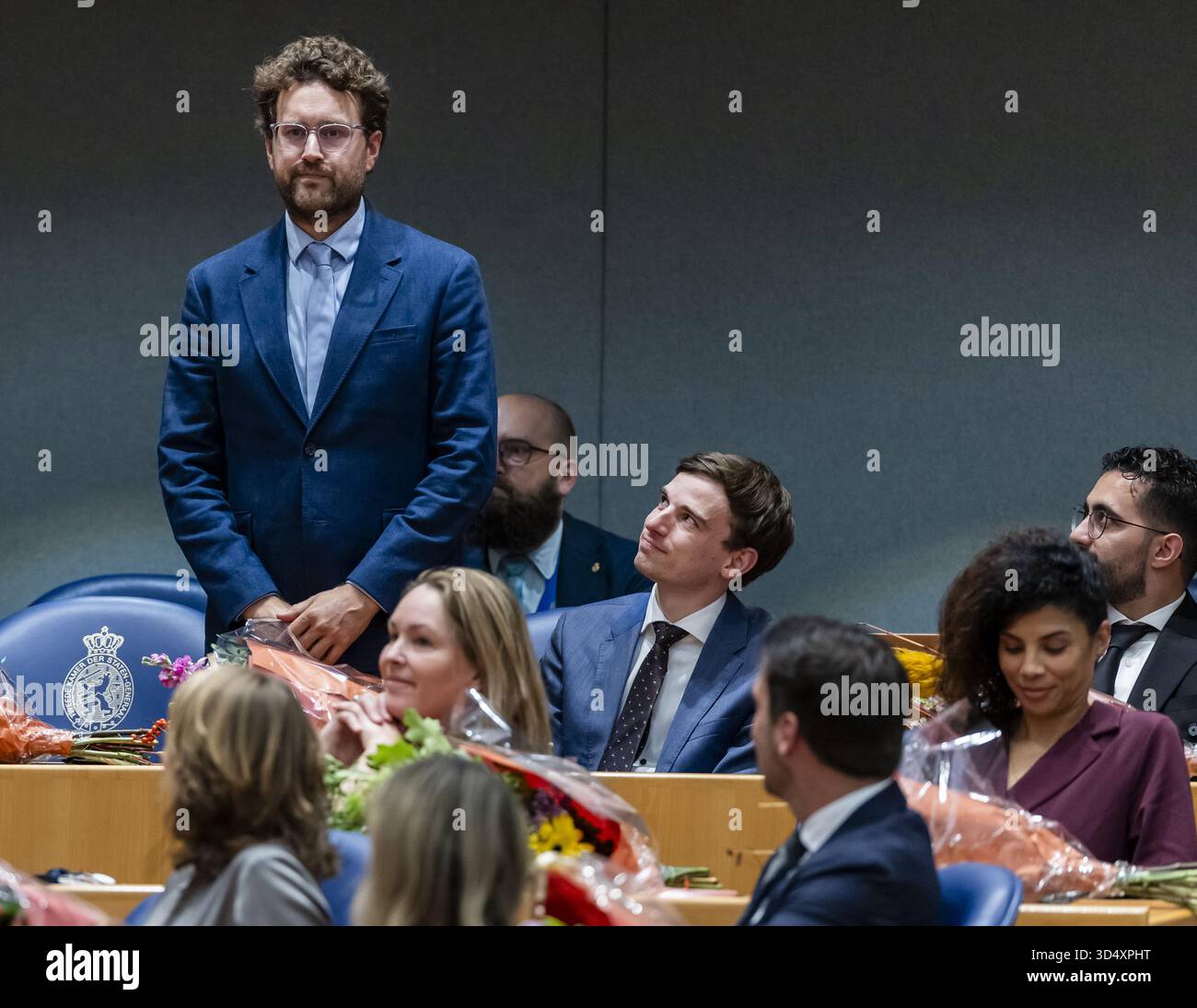 THE HAGUE - Jan Schoonis (D66) during the swearing-in ceremony as a member of the House of ...