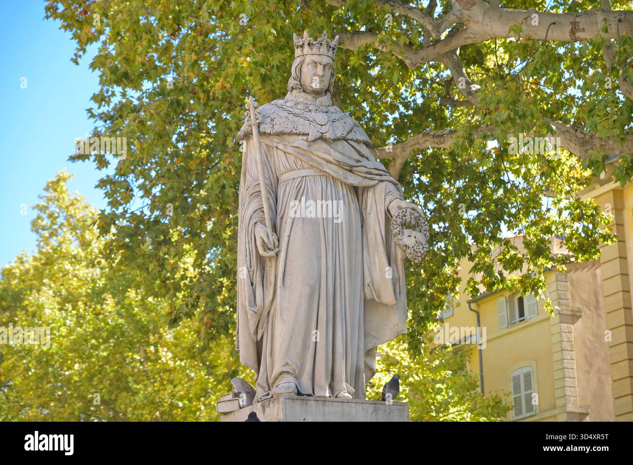 Fontaine Du Roi Rene, Boulevard Cours Mirabeau, Altstadt, Aix-en ...