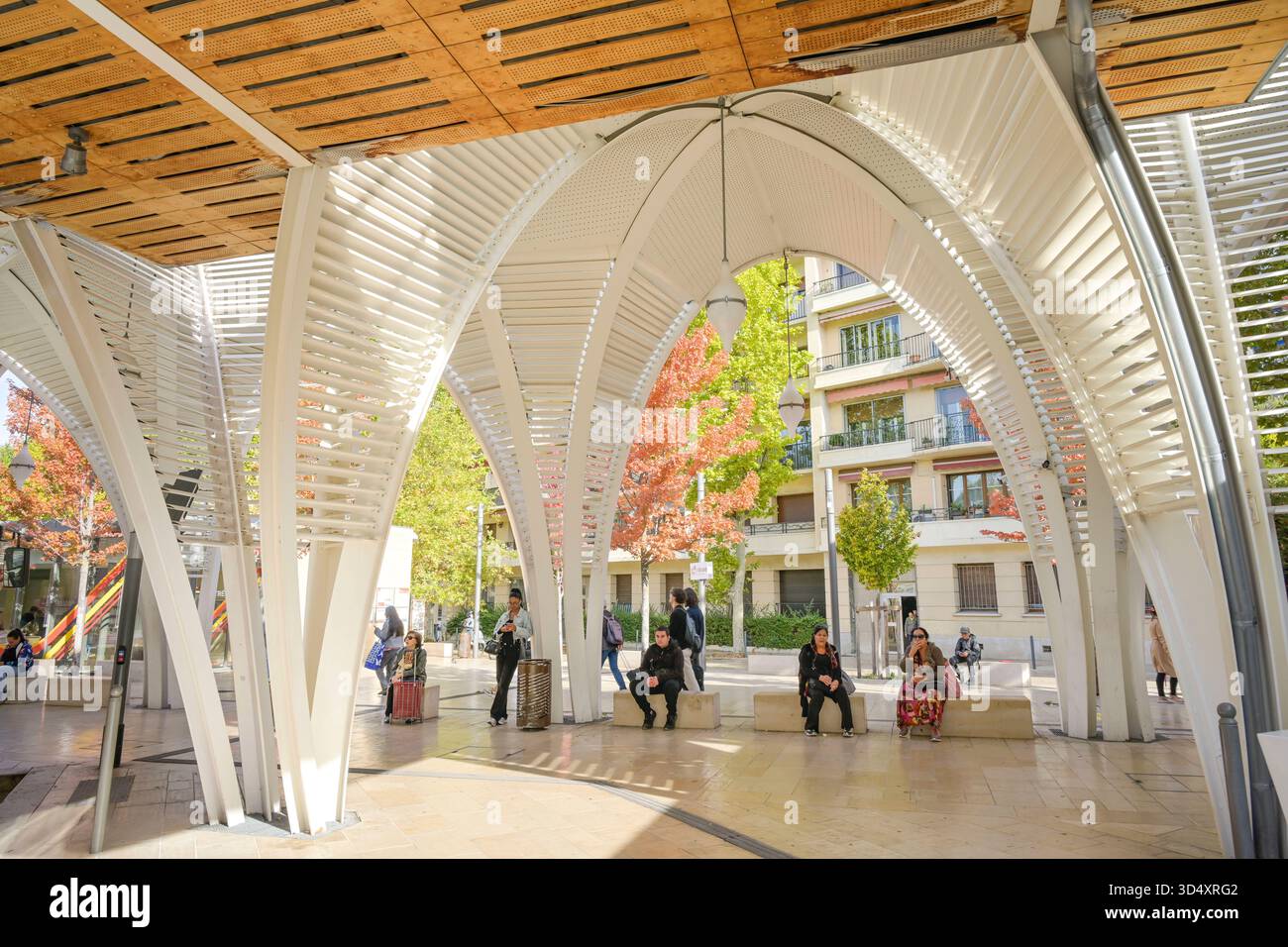 Busbahnhof, Gare Routiere, Aix-en-Provence, Frankreich *** Bus station ...