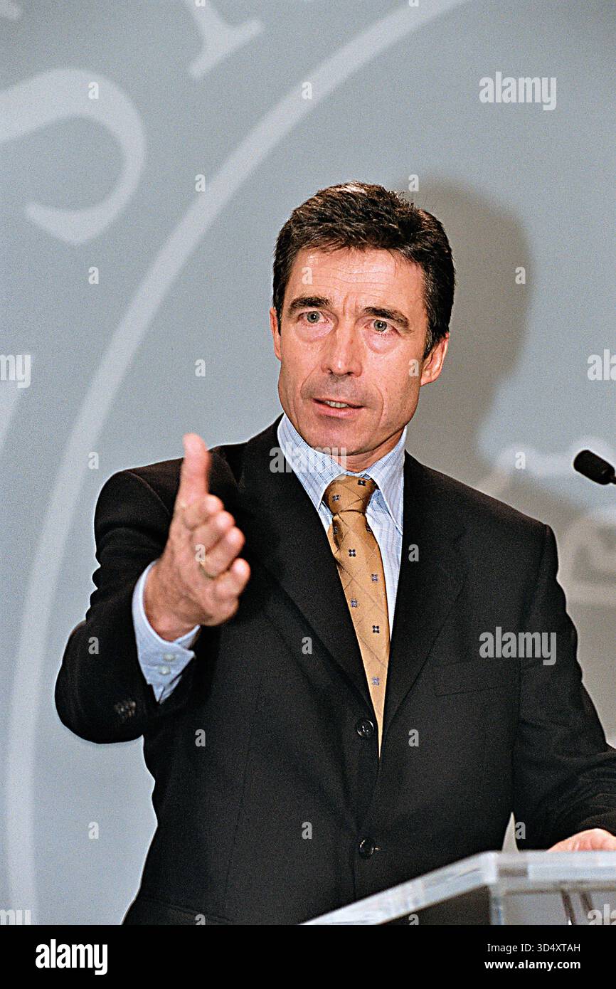 Copenhagen/ Denmark/09 december 20032003/Anders Fogh Rasmussen denmarks ...