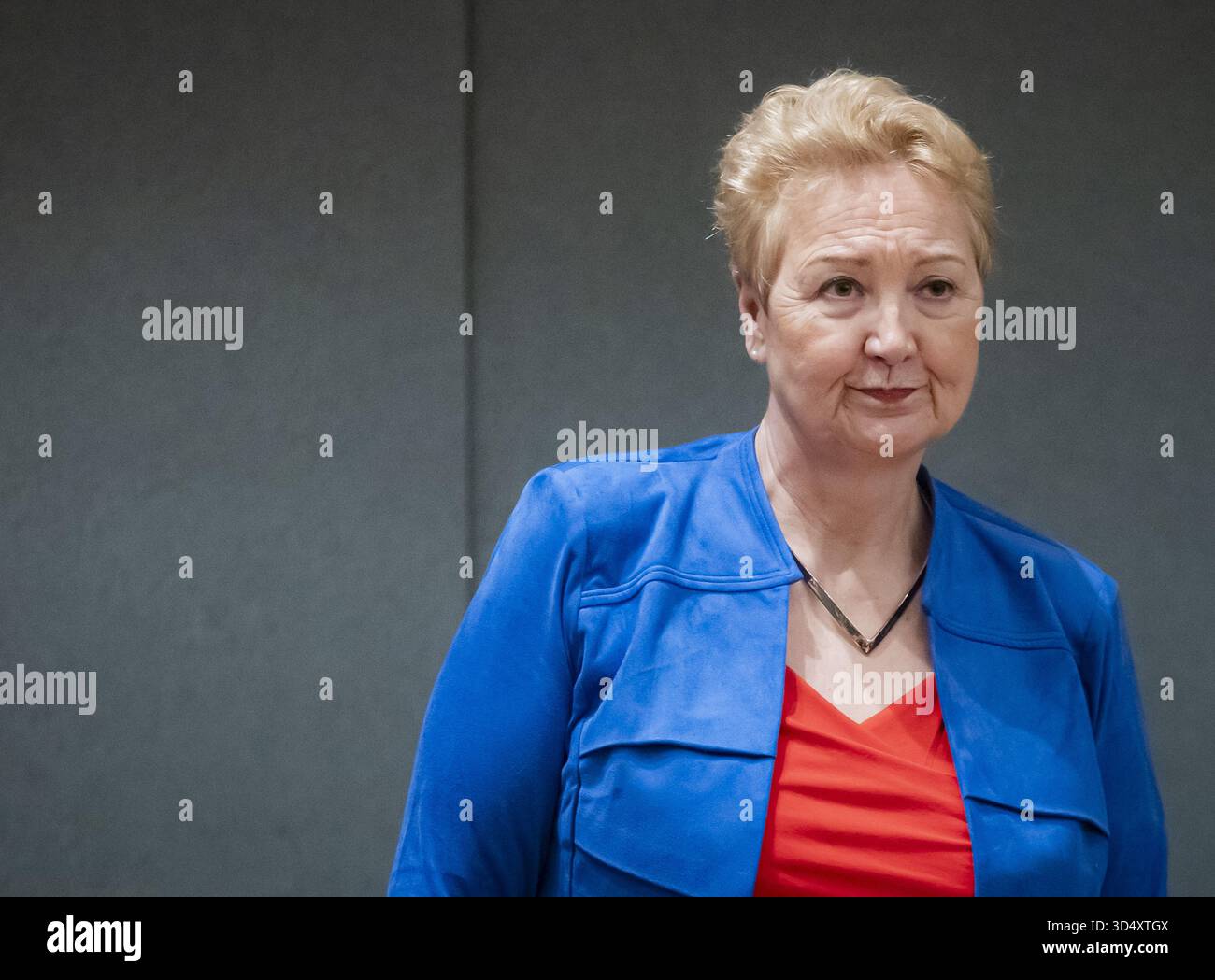 THE HAGUE - Corrie van Brenk (50PLUS) during the swearing-in ceremony ...