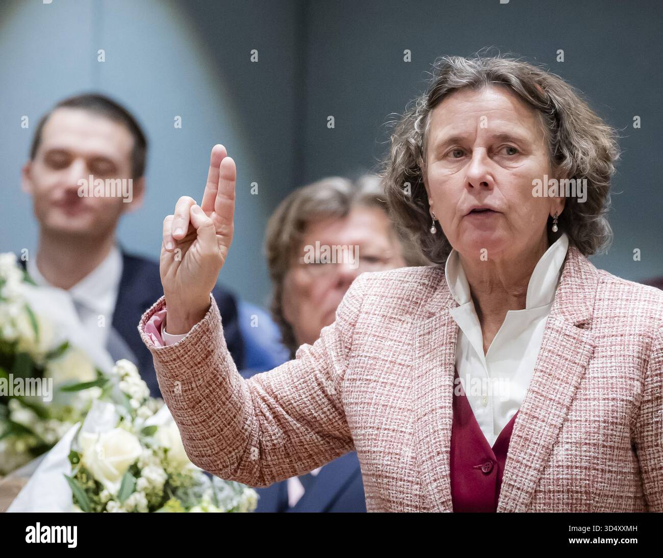 THE HAGUE - Marjolein Faber (PVV) during the swearing-in ceremony as a ...
