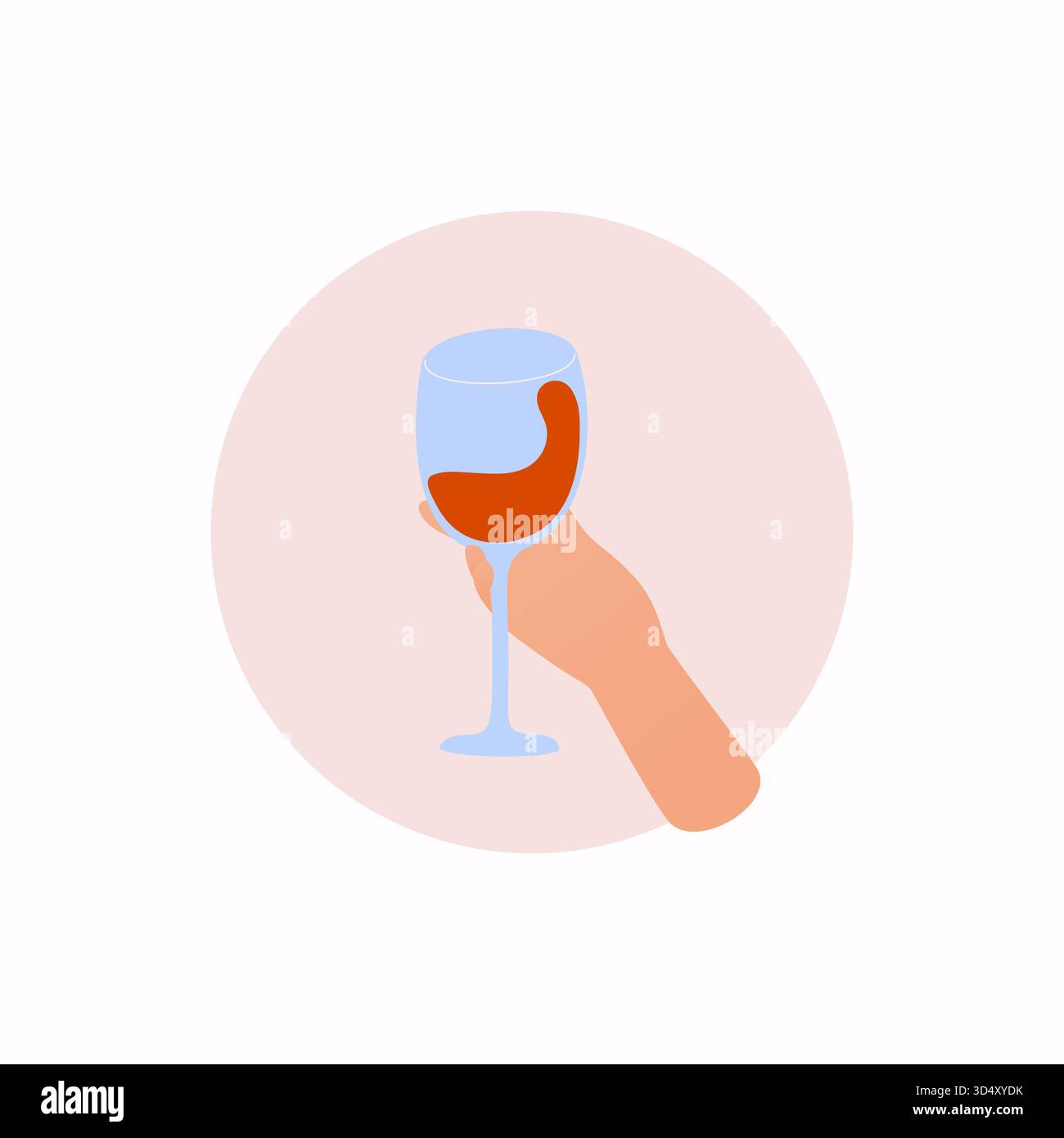 Female hand glass bottle Cut Out Stock Images & Pictures - Alamy