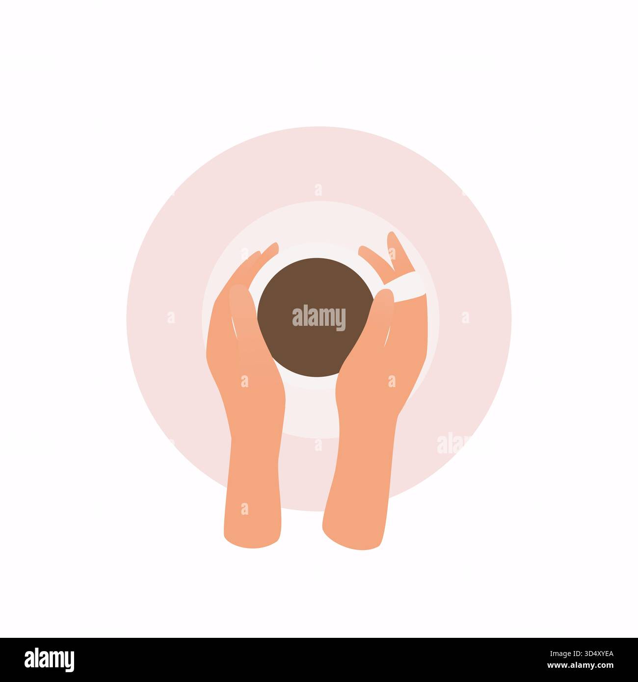 Hand holding coffee cups Cut Out Stock Images & Pictures - Alamy