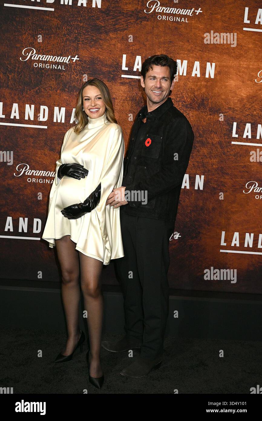 Kayla Wallace and husband Kevin McGarry attend the New York Premiere ...