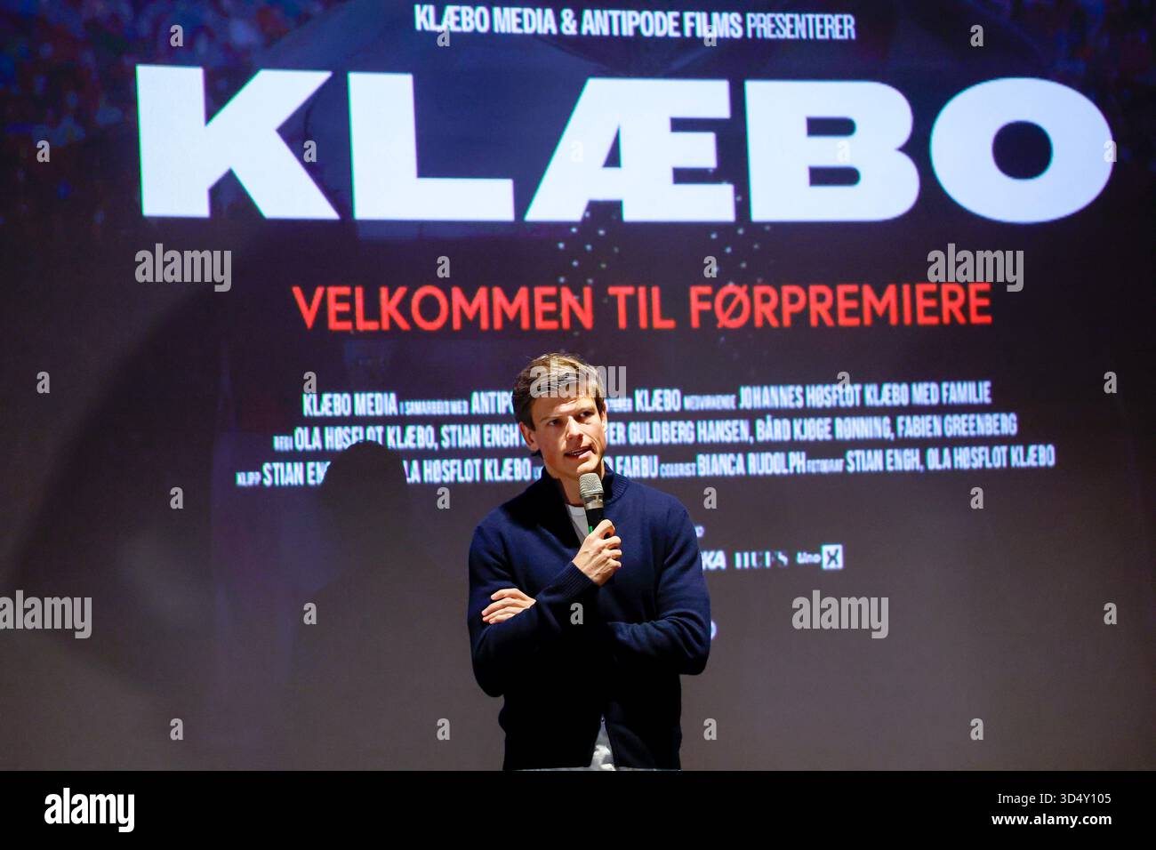 Oslo 20251112. Johannes Høsflot Klæbo participates in the press ...