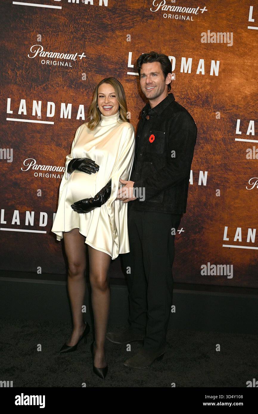 Kayla Wallace and husband Kevin McGarry attend the New York Premiere ...
