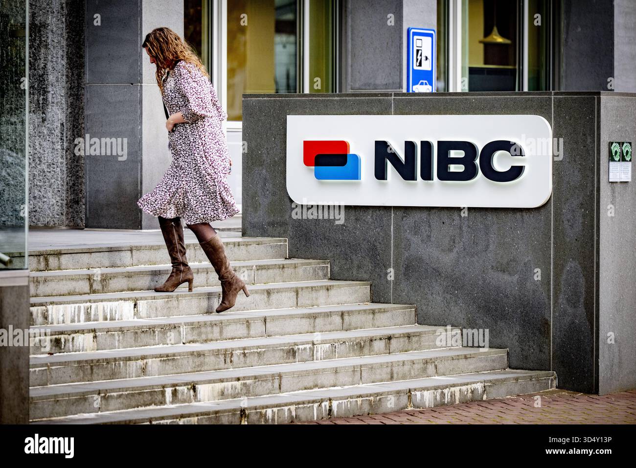 THE HAGUE – Exterior of NIBC Bank. ABN AMRO is acquiring its smaller ...