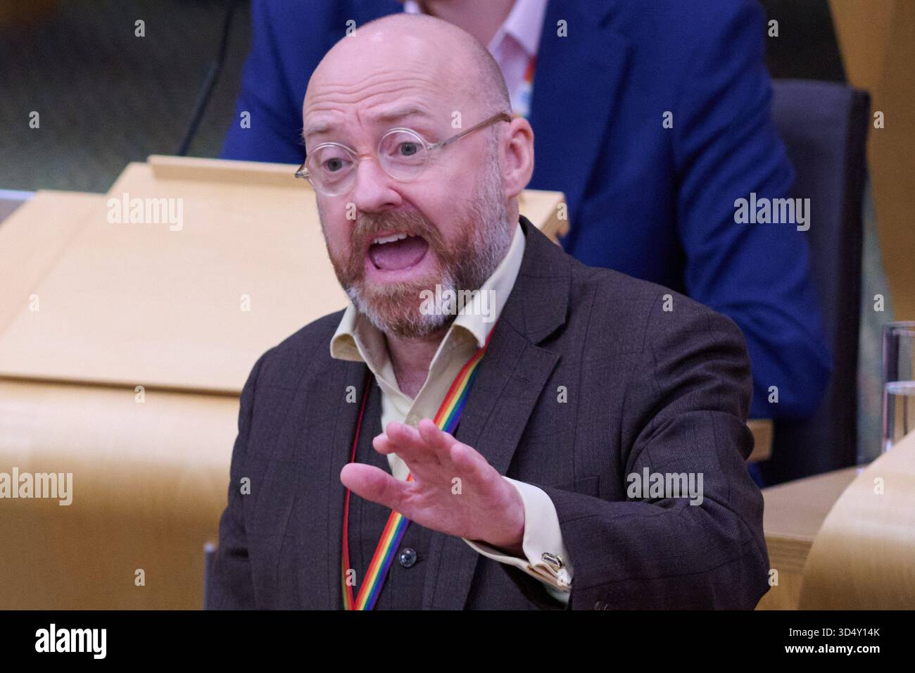 Edinburgh Scotland, UK 12 November 2025. Patrick Harvie MSP at the ...