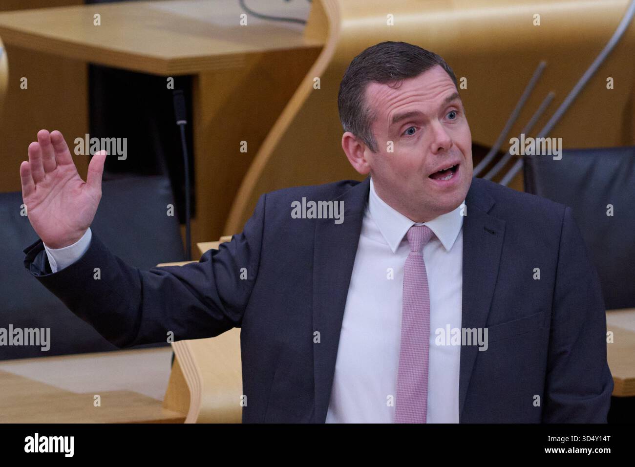 Edinburgh Scotland, UK 12 November 2025. Douglas Ross MSP at the ...
