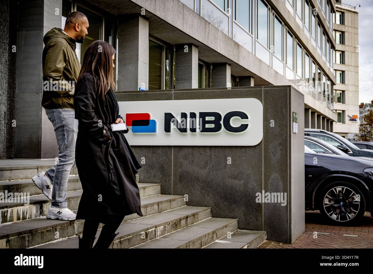 THE HAGUE – Exterior of NIBC Bank. ABN AMRO is acquiring its smaller ...