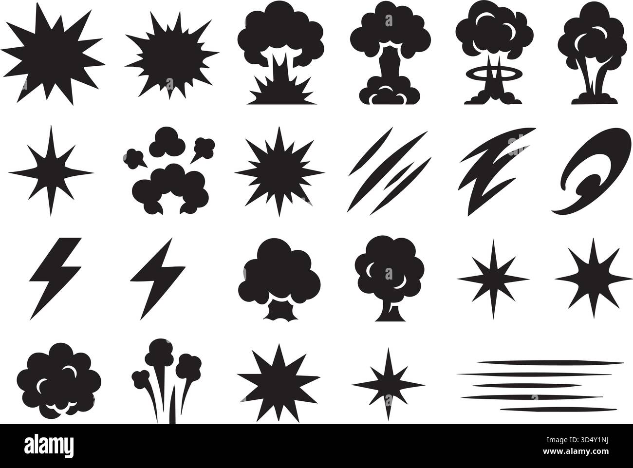 Energy blast motion Cut Out Stock Images & Pictures - Alamy