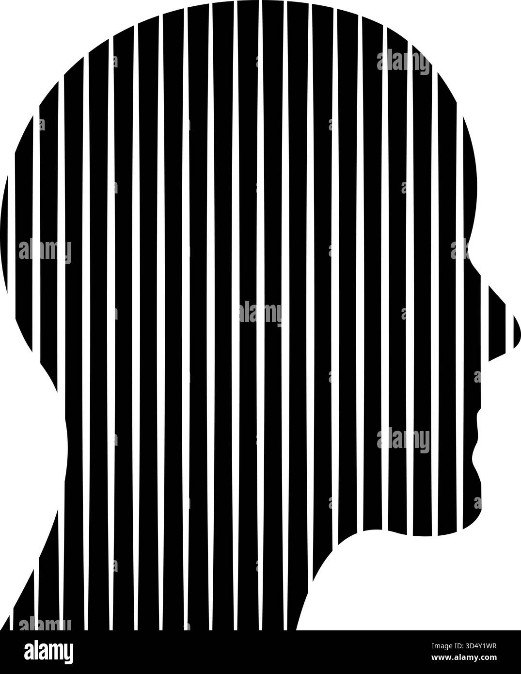 Vertical head Stock Vector Images - Alamy