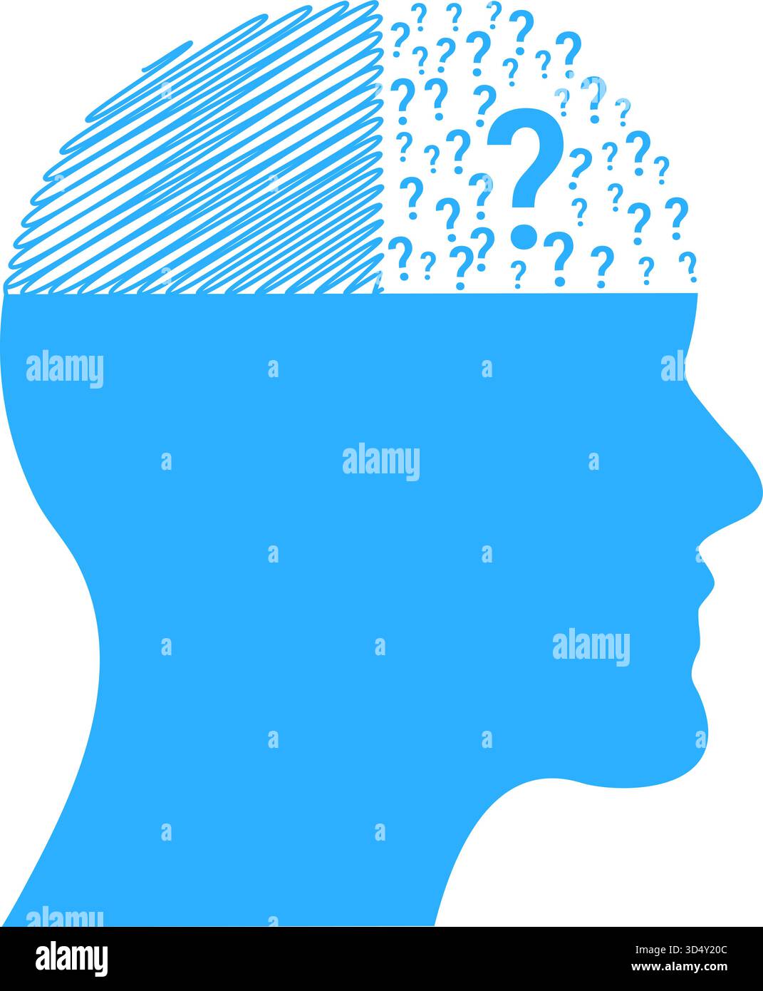 Overthinking brain hi-res stock photography and images - Alamy