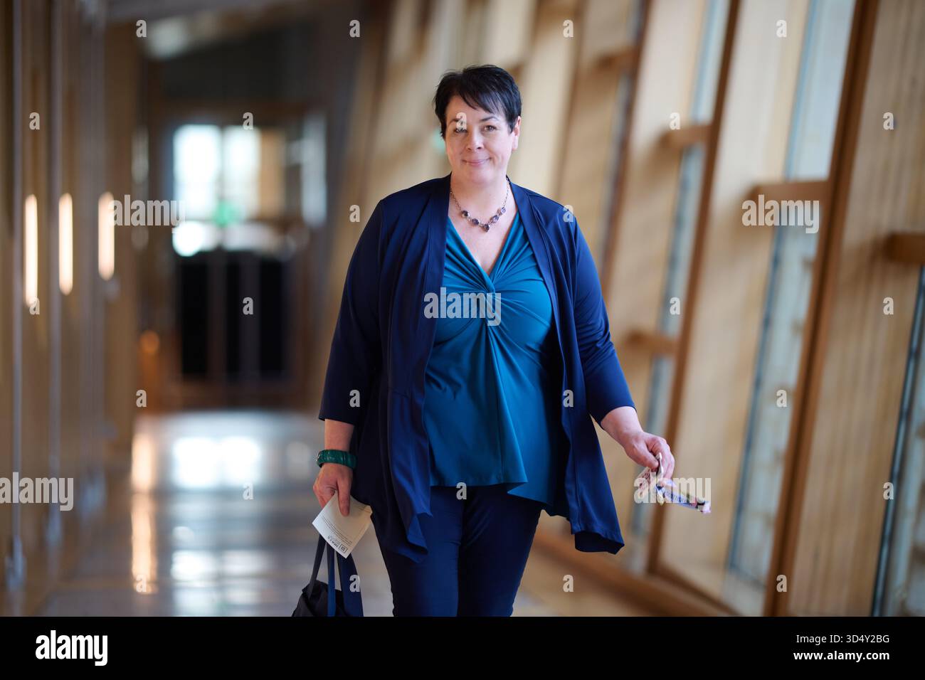 Edinburgh Scotland, UK 12 November 2025. Elena Whitham MSP at the ...