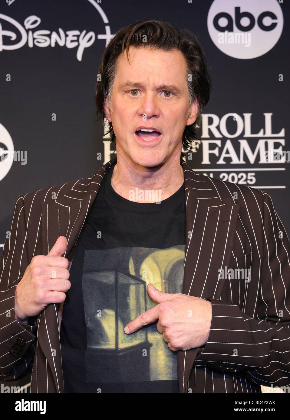 08 November 2025 - Los Angeles, California - Jim Carrey. 2025 2025 Rock ...