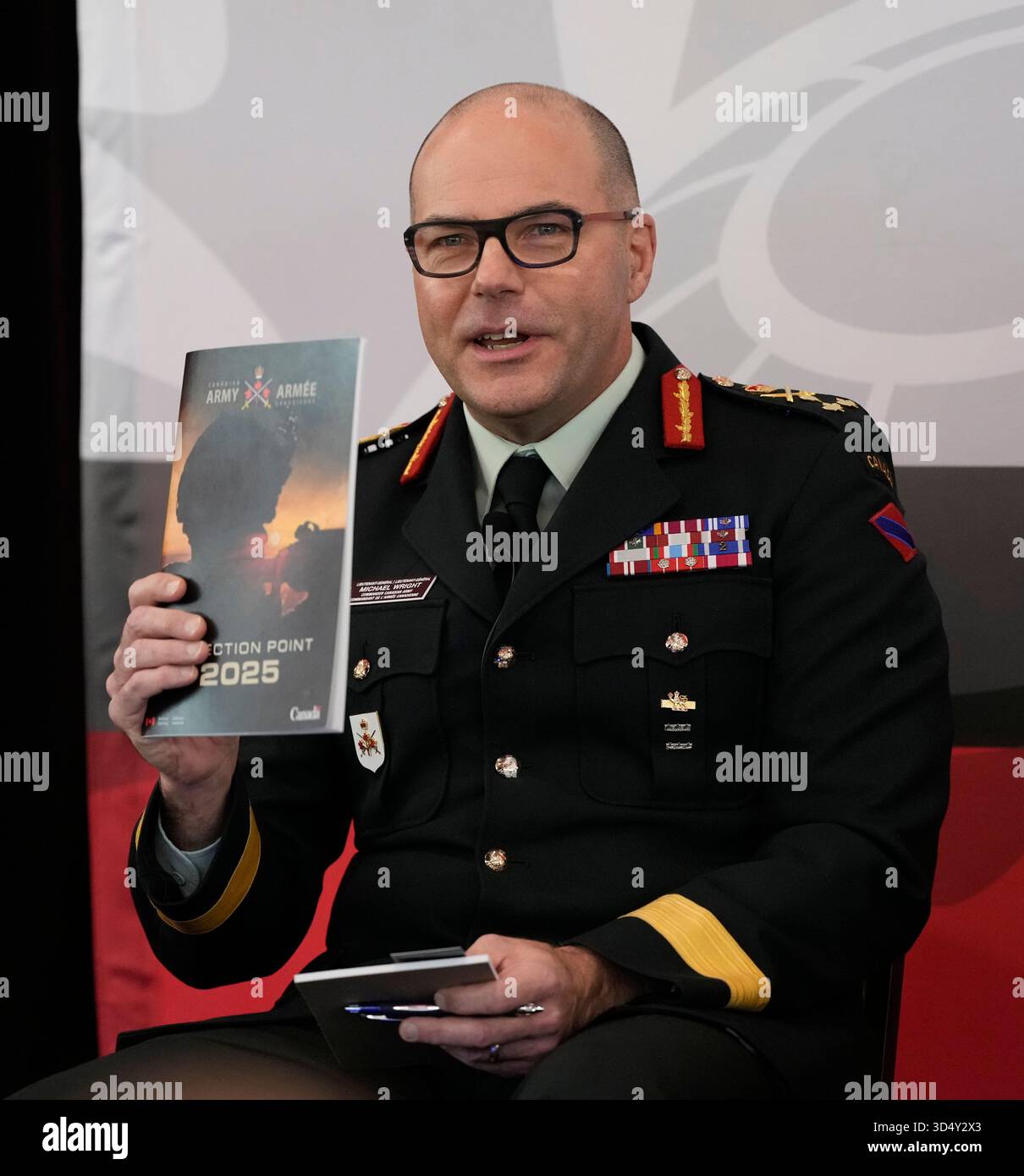 Commander of the Canadian Army Lieutenant-General Michael Wright is ...